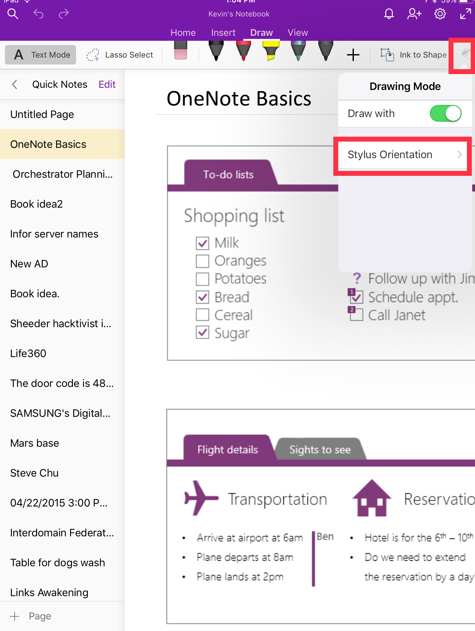 Drawing Menu – techbloggingfool.com