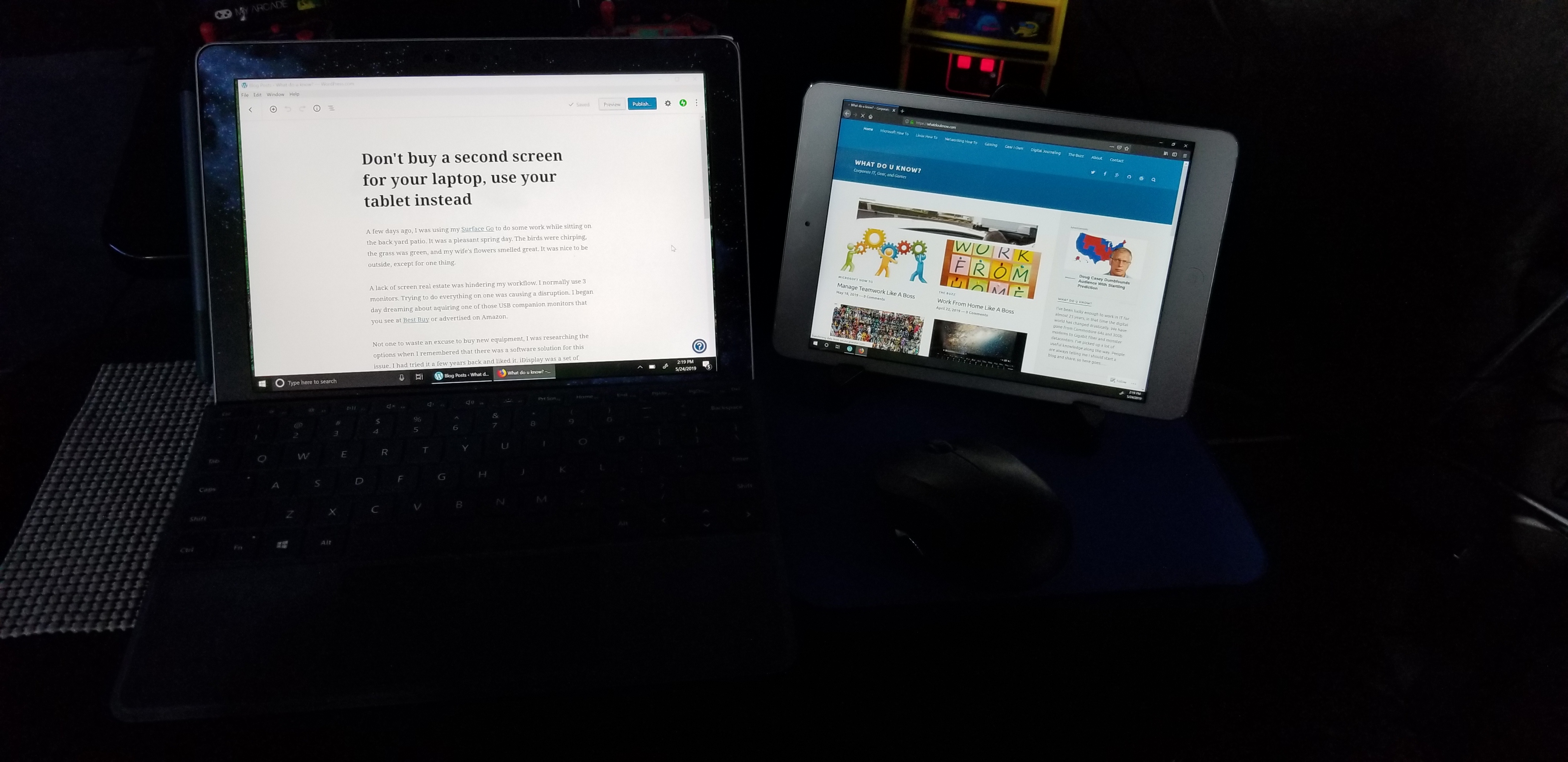 Don’t buy a second screen for your laptop, use your tablet instead ...