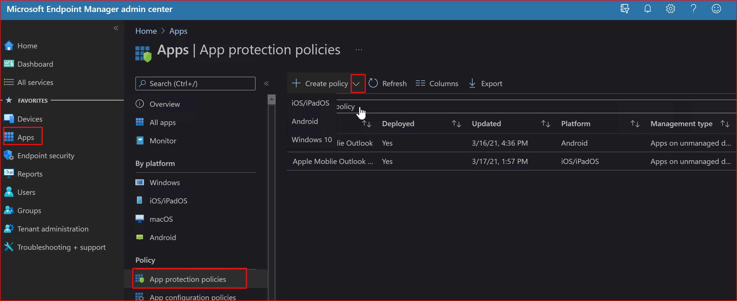 Mobile Security the Easy Way, Setup Intune Mobile Application ...
