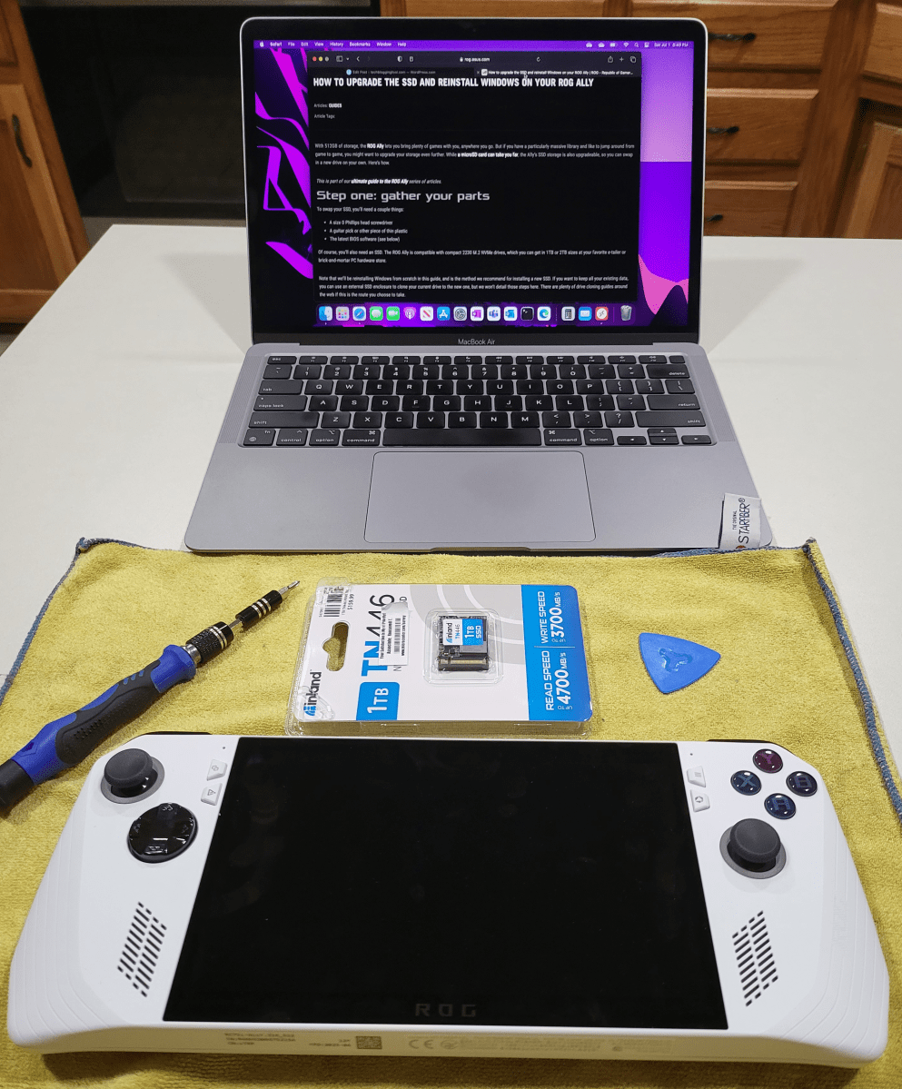 It’s Easy to Swap the SSD in An ASUS ROG Ally for A Larger One ...